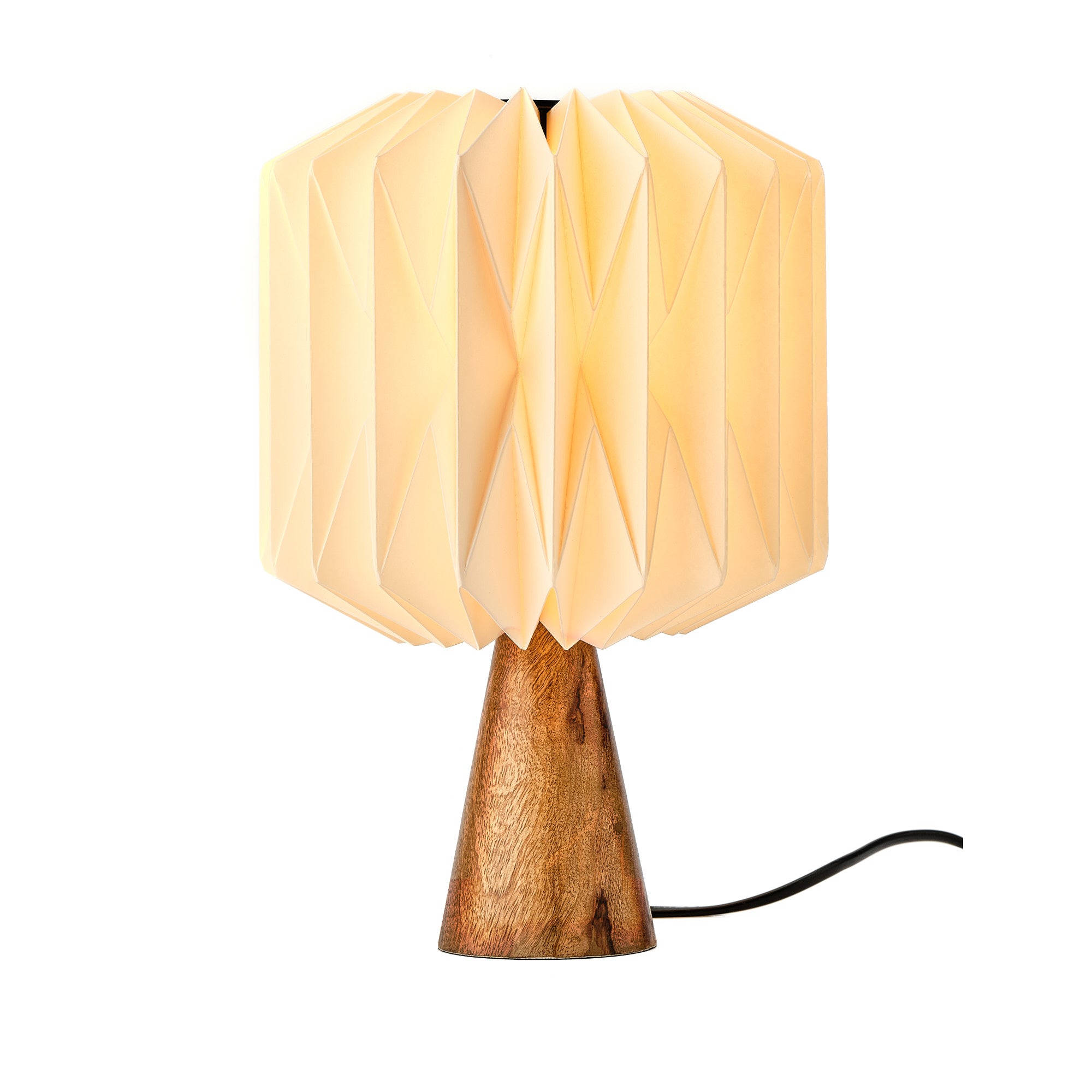 How To Make An Origami Table Lamp