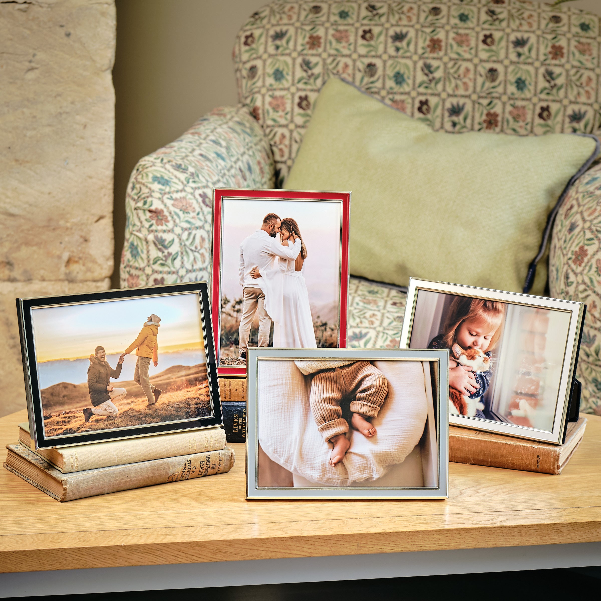 Whisper Slimline Photo Frames (Red) – Kenro