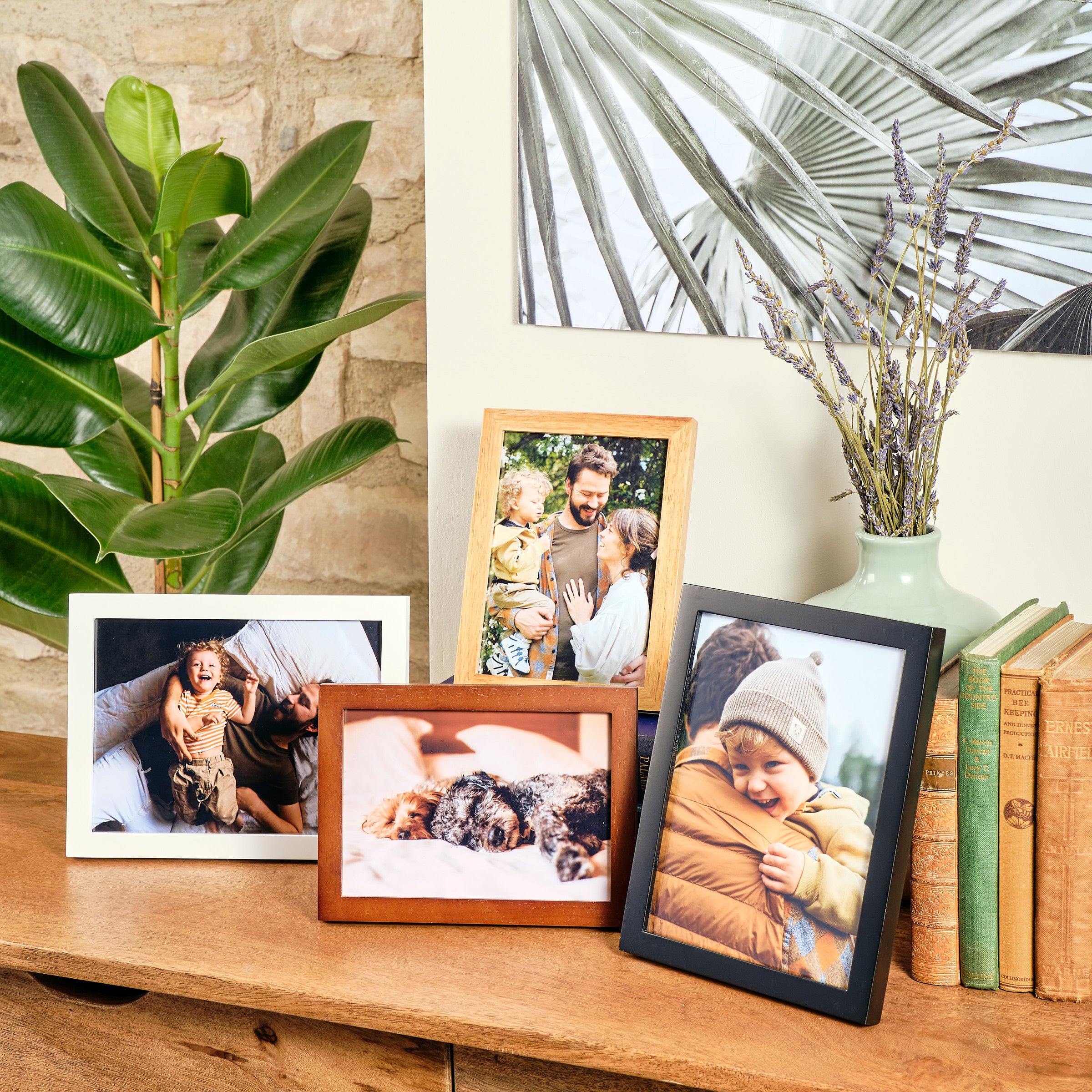 Rio Slimline Collection Photo Frames (Dark Oak) – Kenro
