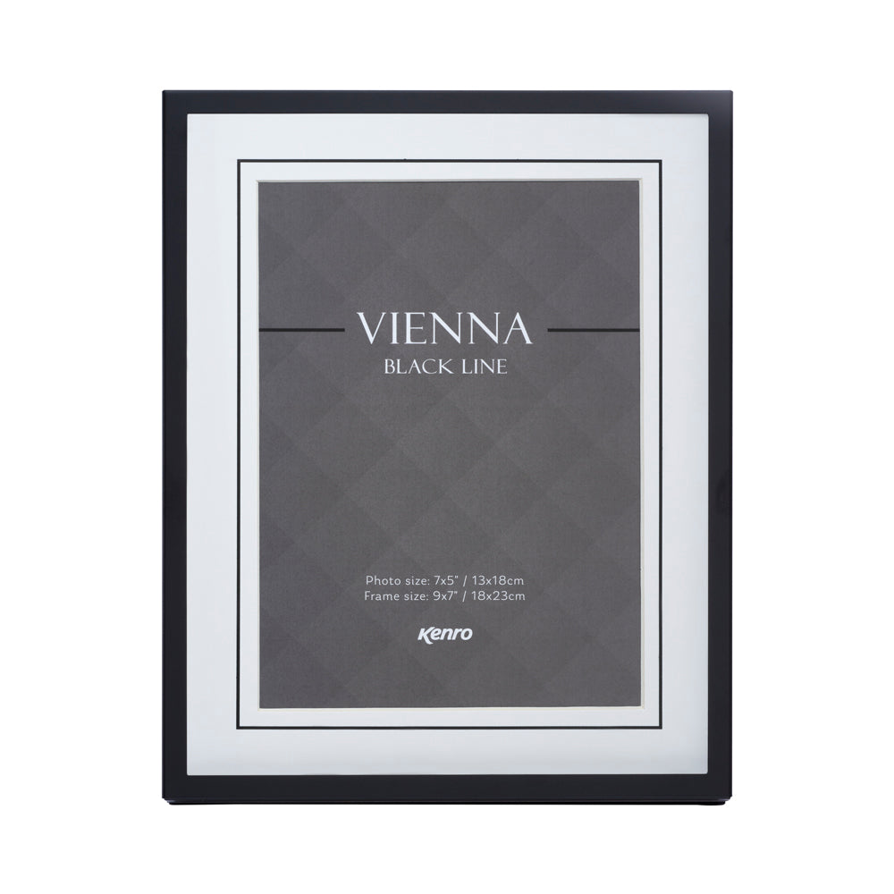 Vienna Black Line Photo Frames – Kenro