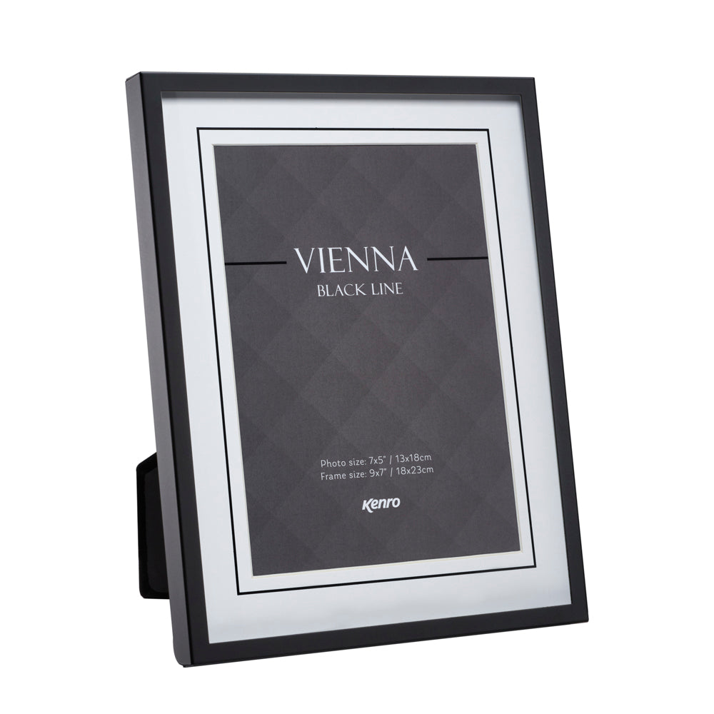 Vienna Black Line Photo Frames – Kenro