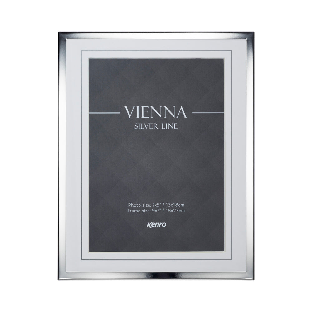 Vienna Silver Line Photo Frames – Kenro