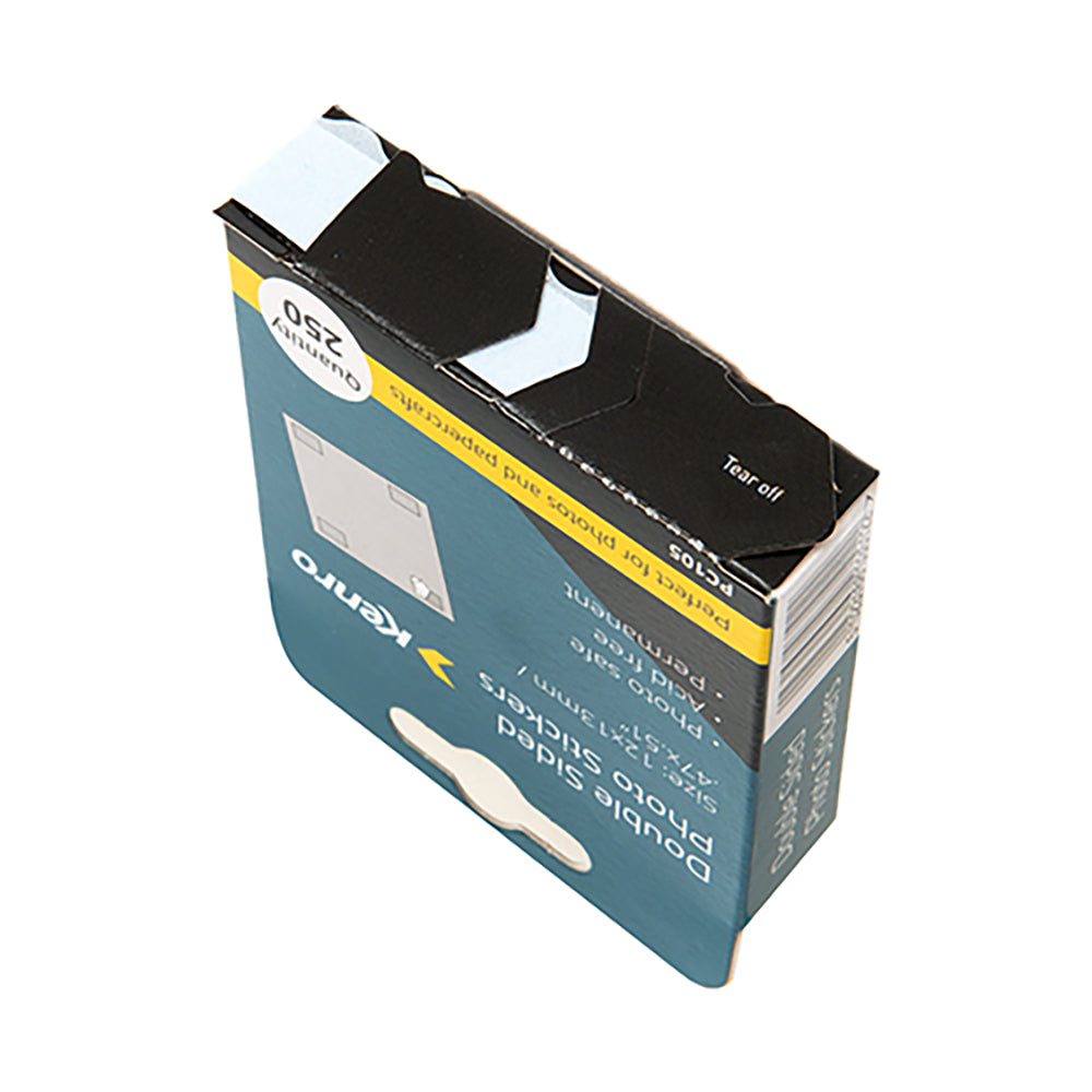 Double Sided Adhesive Tabs for Photo Albums (box of 250) – Kenro