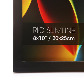 Rio Slimline Collection Photo Frames (Black) – Kenro