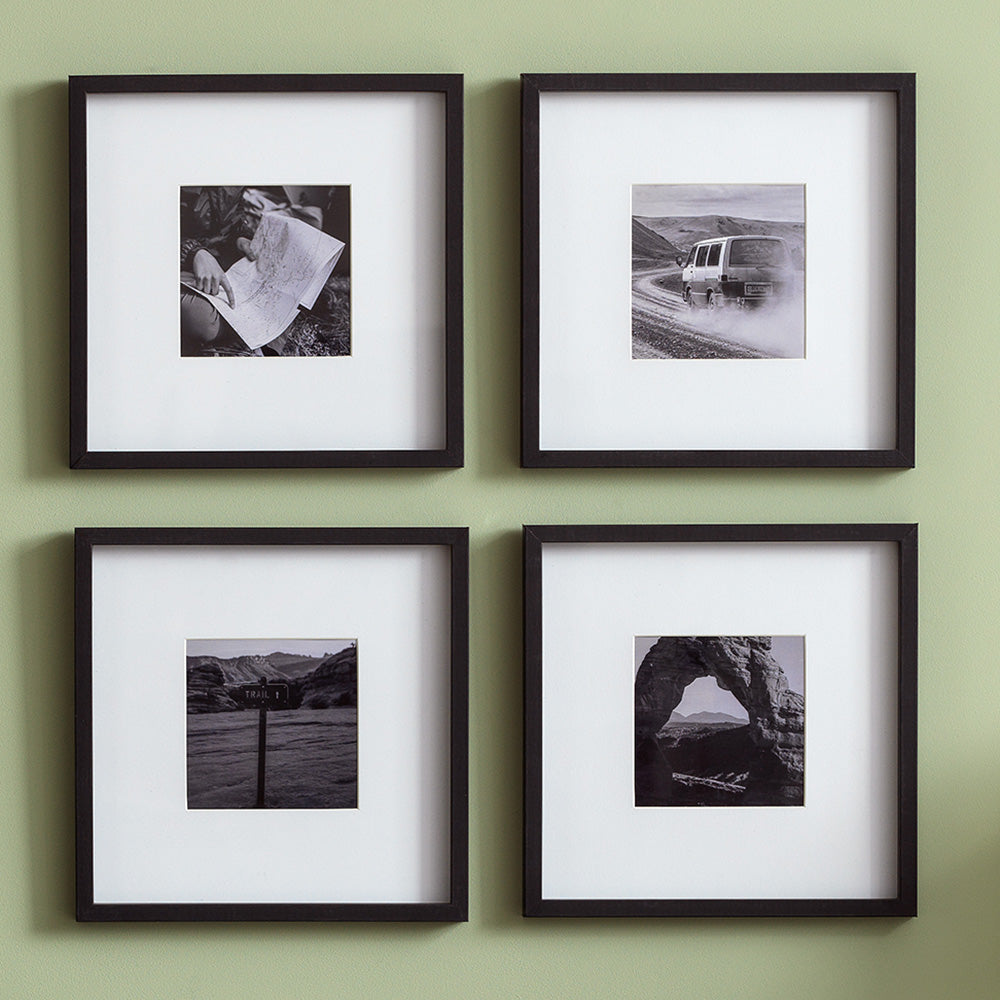 Strata Series Photo Frames (Black) – Kenro